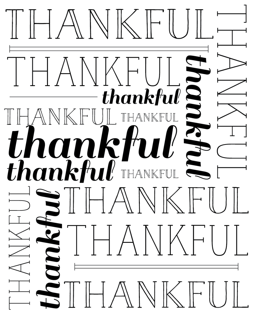 today, i am thankful – free printables | Sunny Slide Up